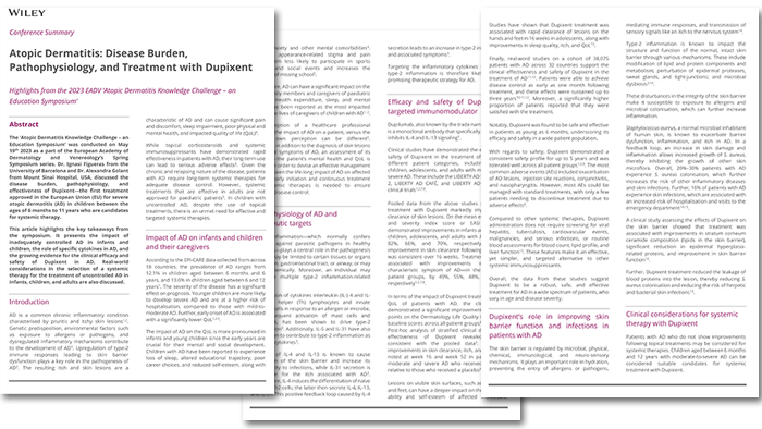 Wiley Dermatology Congress Hub for Healthcare Professionals